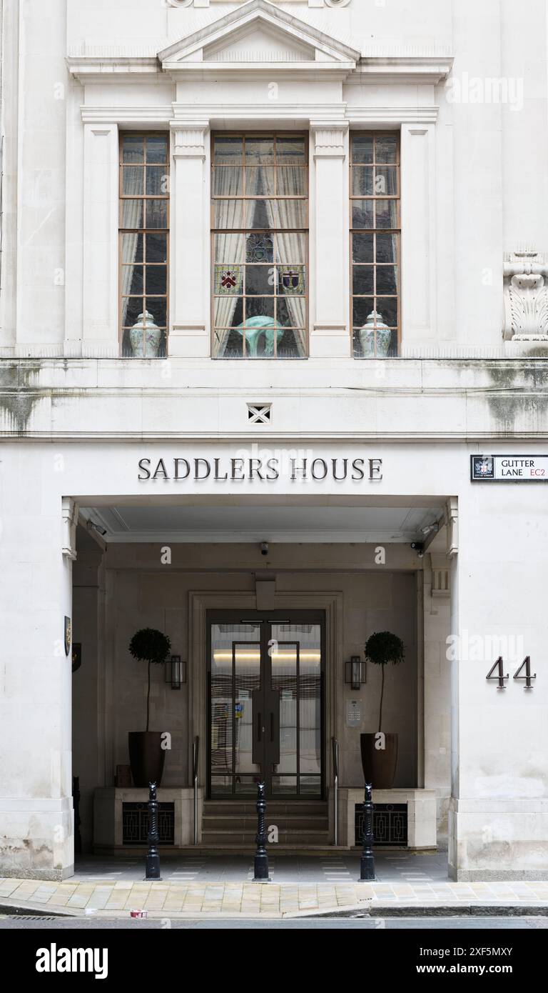 Saddlers House Hall, Gutter Lane, London, England Stock Photo - Alamy