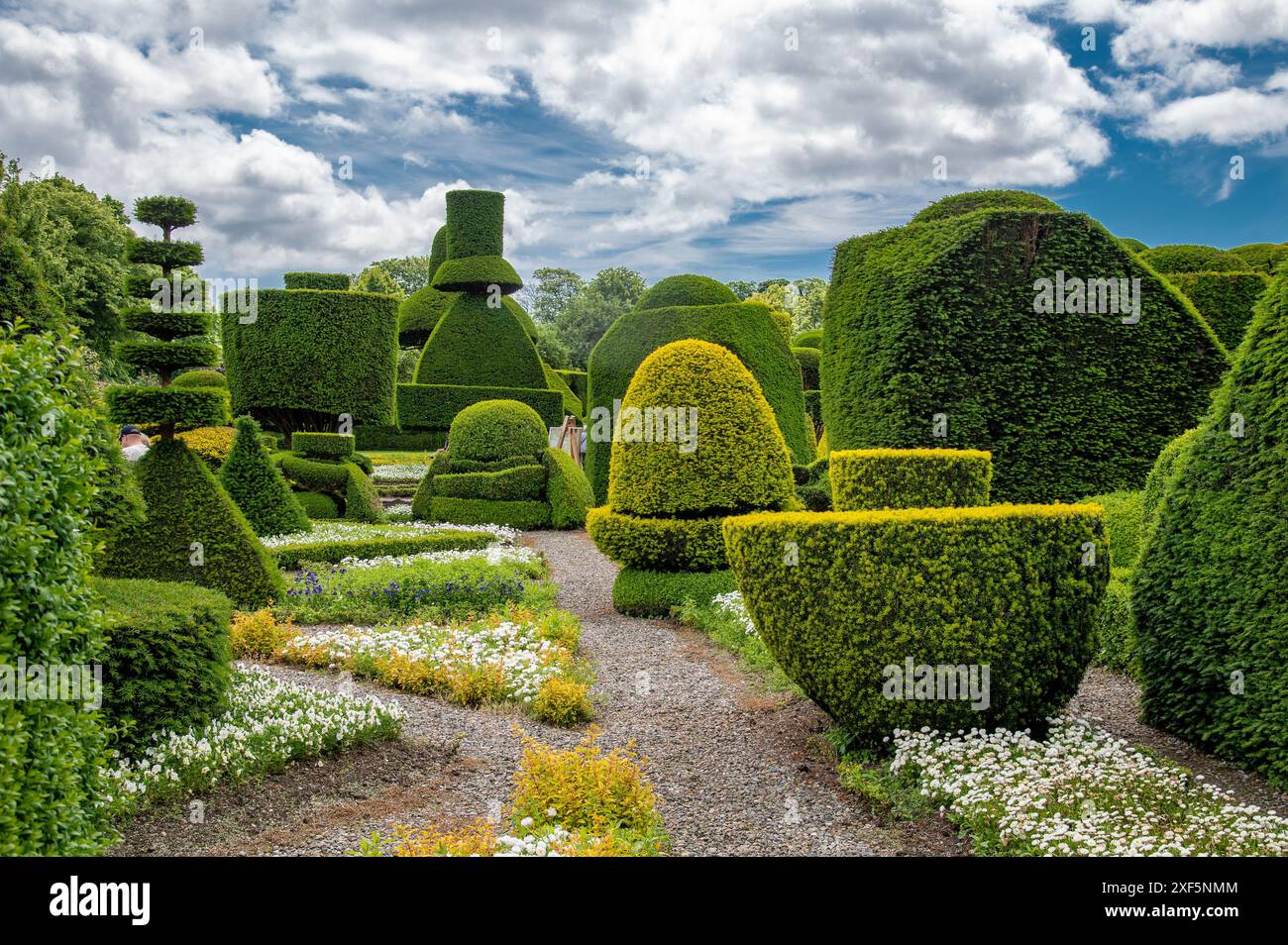 Topiary at Levens Hall, Cumbria, England UK Stock Photo - Alamy