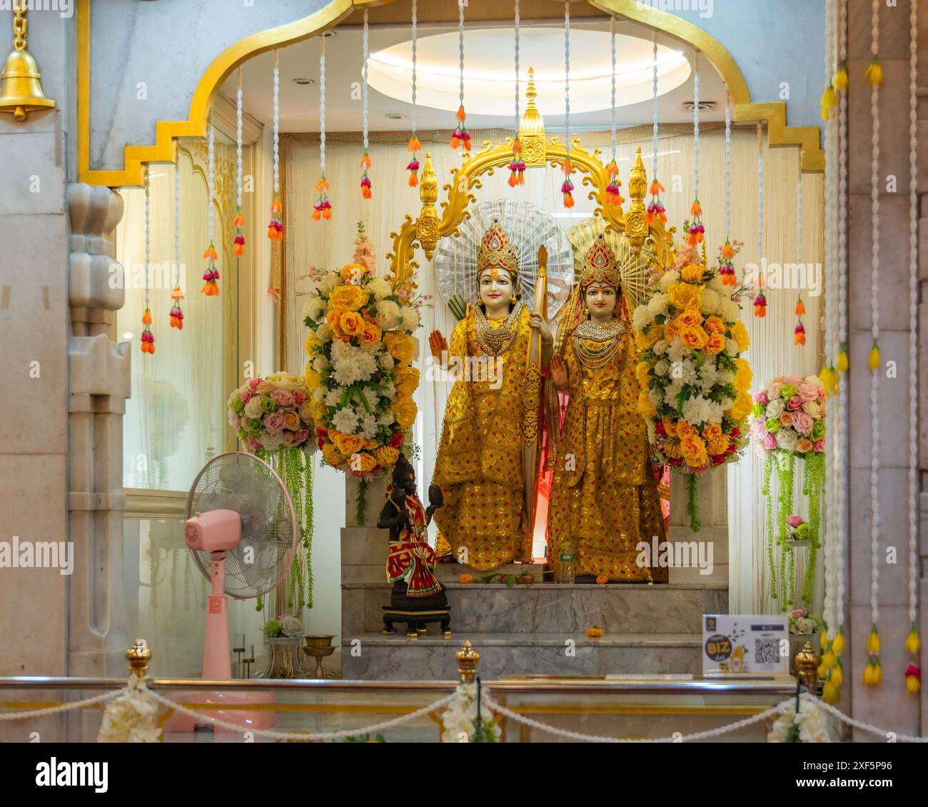 Bangkok, Thailand. 25th June, 2024. A close-up of Hinduist sculptures ...