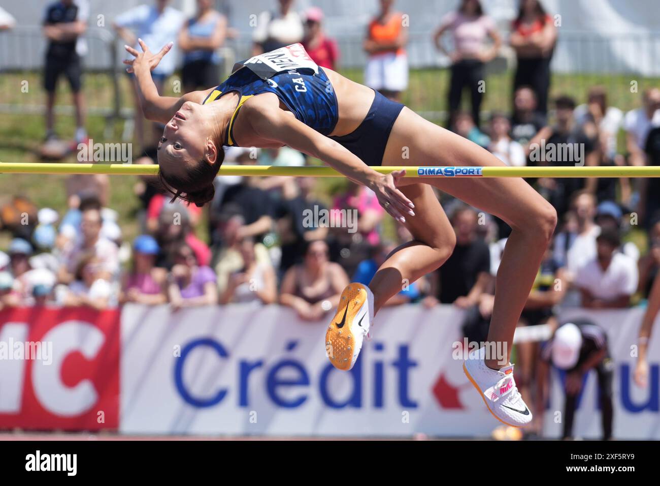 Angers, France. 30th June, 2024. Nawal Meniker, Women's High Jump ...