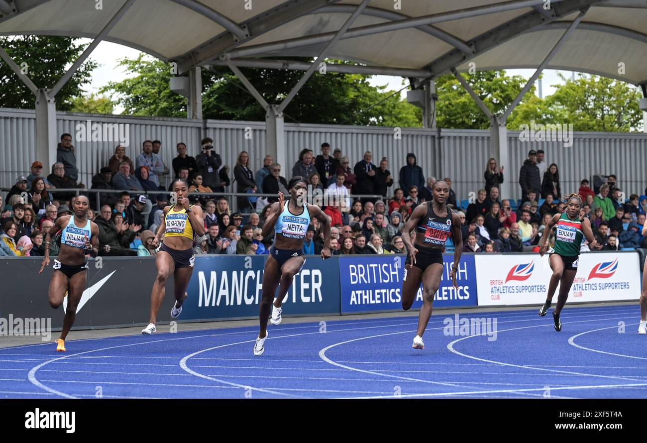 Bianca Williams, Finette Agyapong, Daryll Neita, Dina Asher-Smith and ...