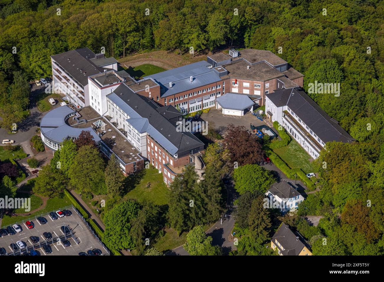 Aerial view, Orthopaedic Clinic, Volmarstein, Wetter, Ruhr area, North ...