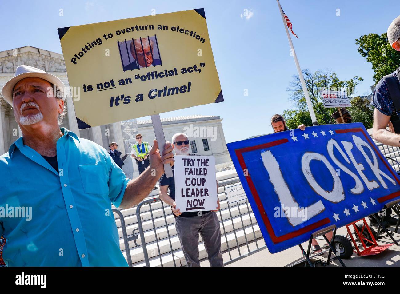 Washington DC, USA. 01st July, 2024. Gary Roush and Bill Christeson ...