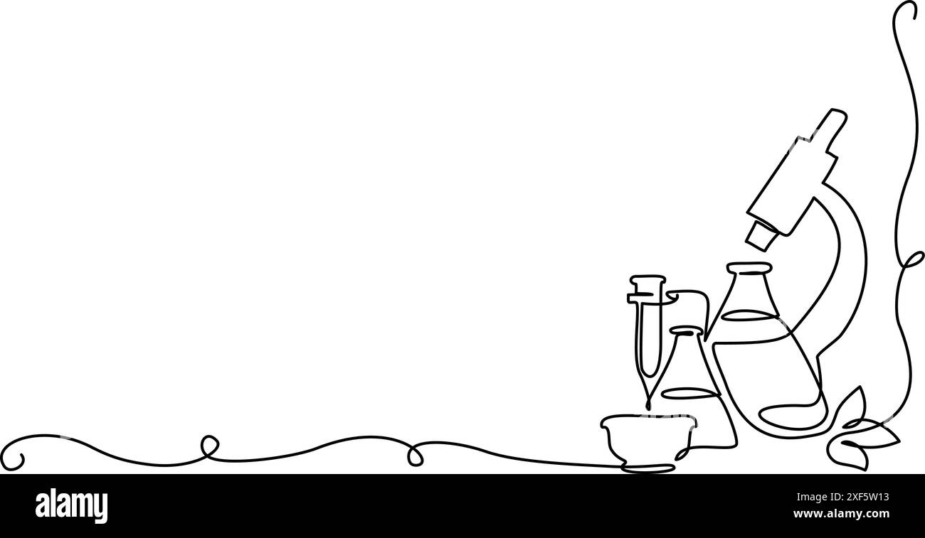 Laboratory glassware experiment Black and White Stock Photos & Images ...