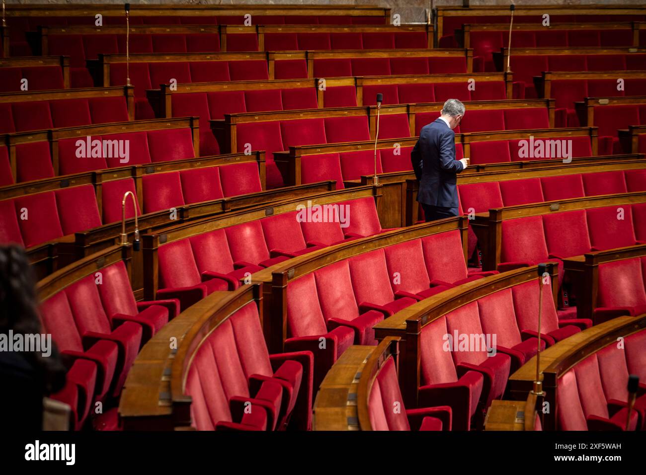 French newly-elected Member of Parliament, socialists Emmanuel Gregoire ...