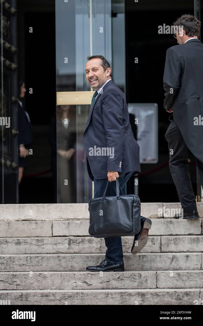 French newly-elected Member of Parliament of the Far-right ...