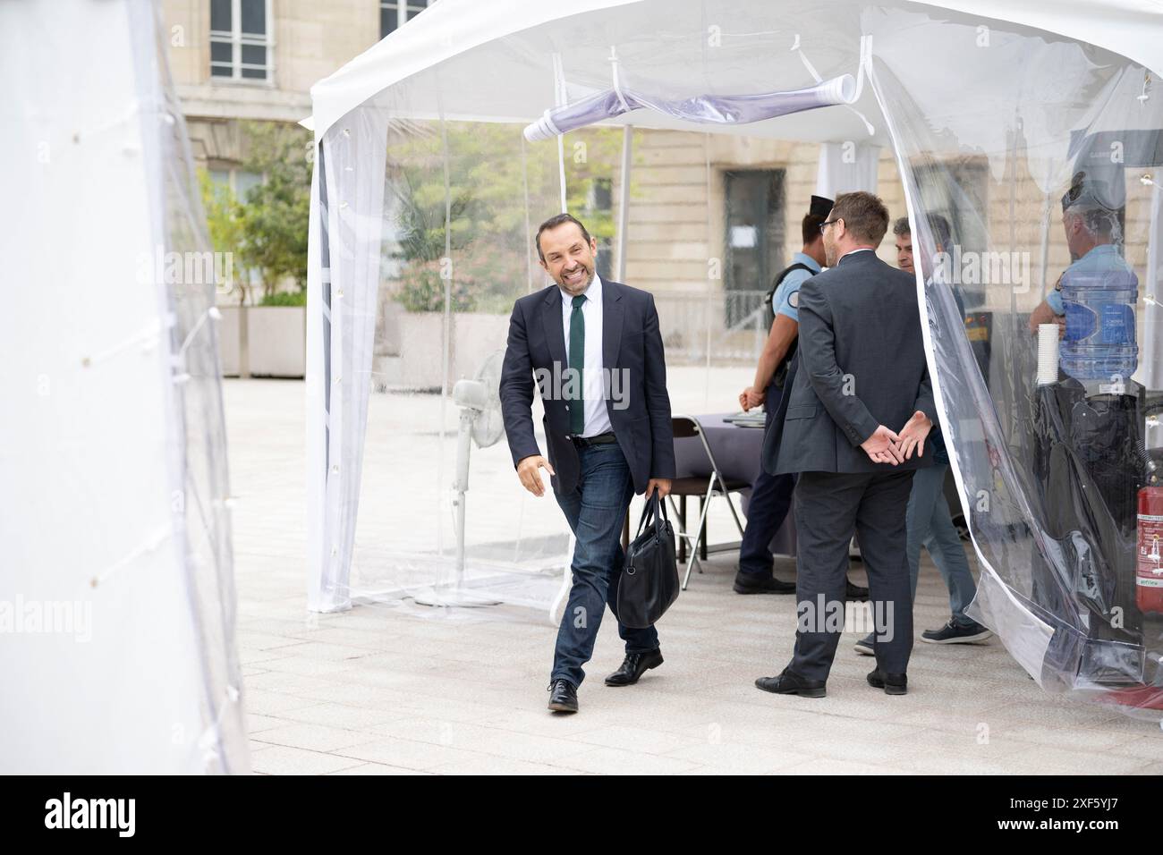 French newly-elected Member of Parliament of the Far-right ...