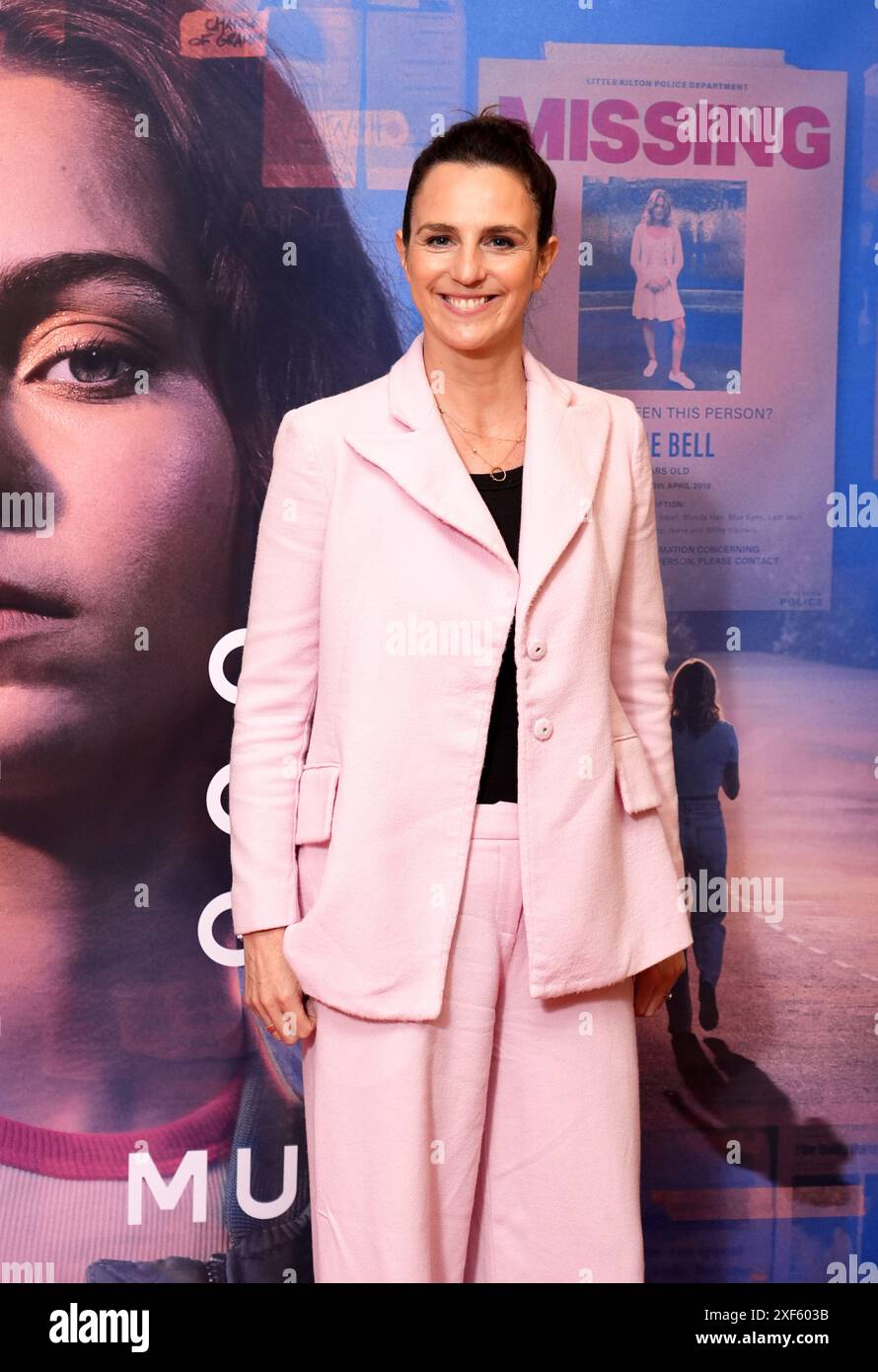 Poppy Cogan arriving for a screening of A Good Girl's Guide to Murder ...