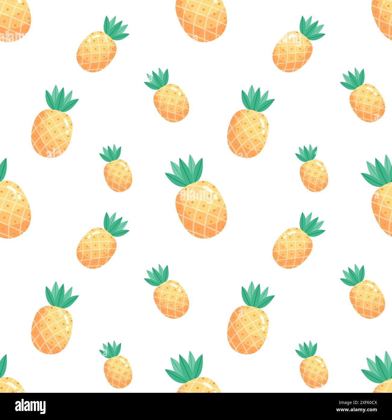 Illustration cute pineapple fruit Stock Vector Images - Alamy