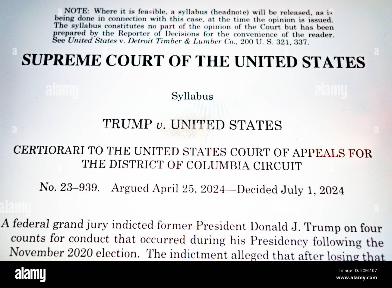 July 1, 2024, Washington Dc, District Of Columbia, United States of ...
