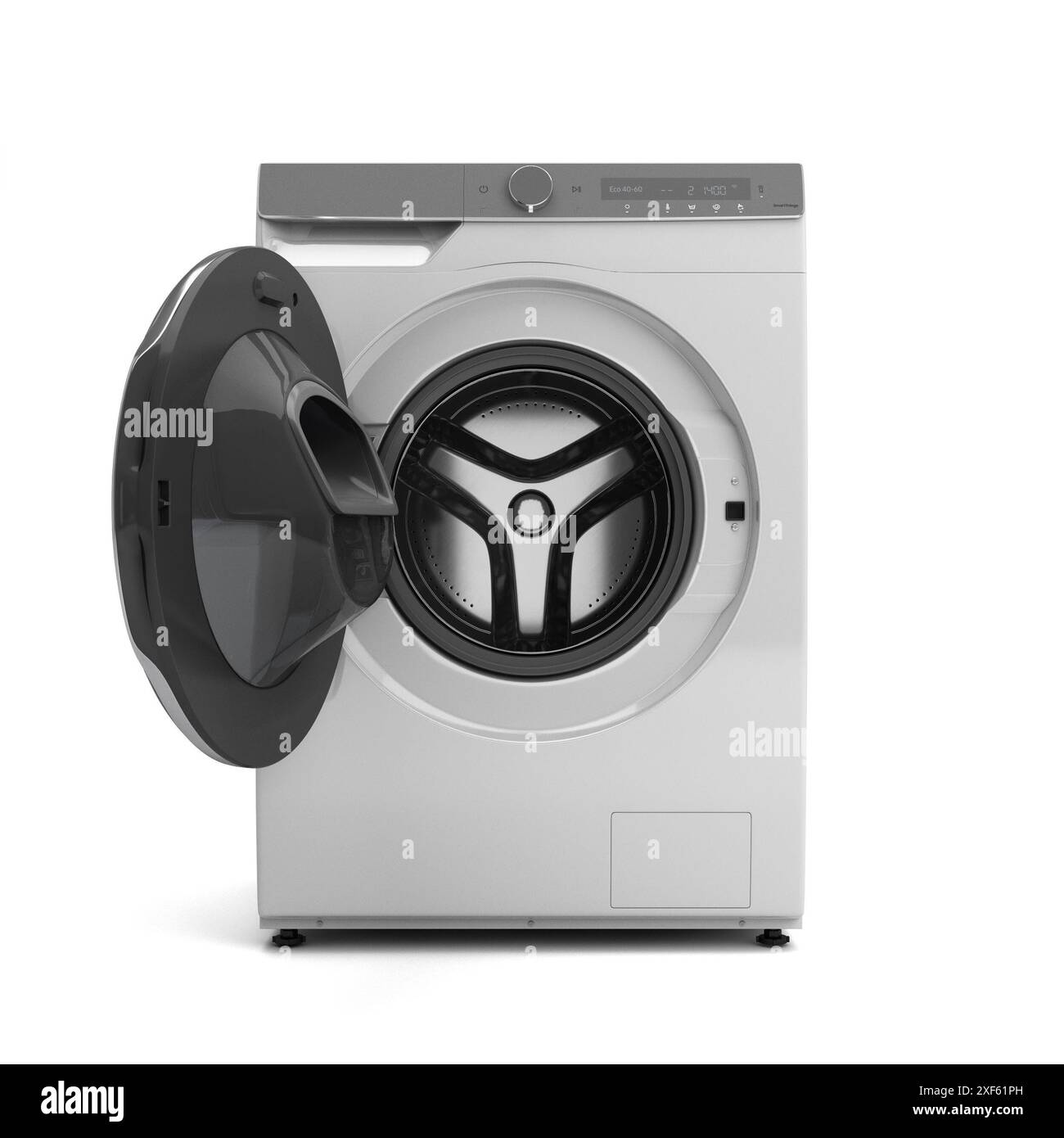 Washing machine door open Cut Out Stock Images & Pictures - Alamy