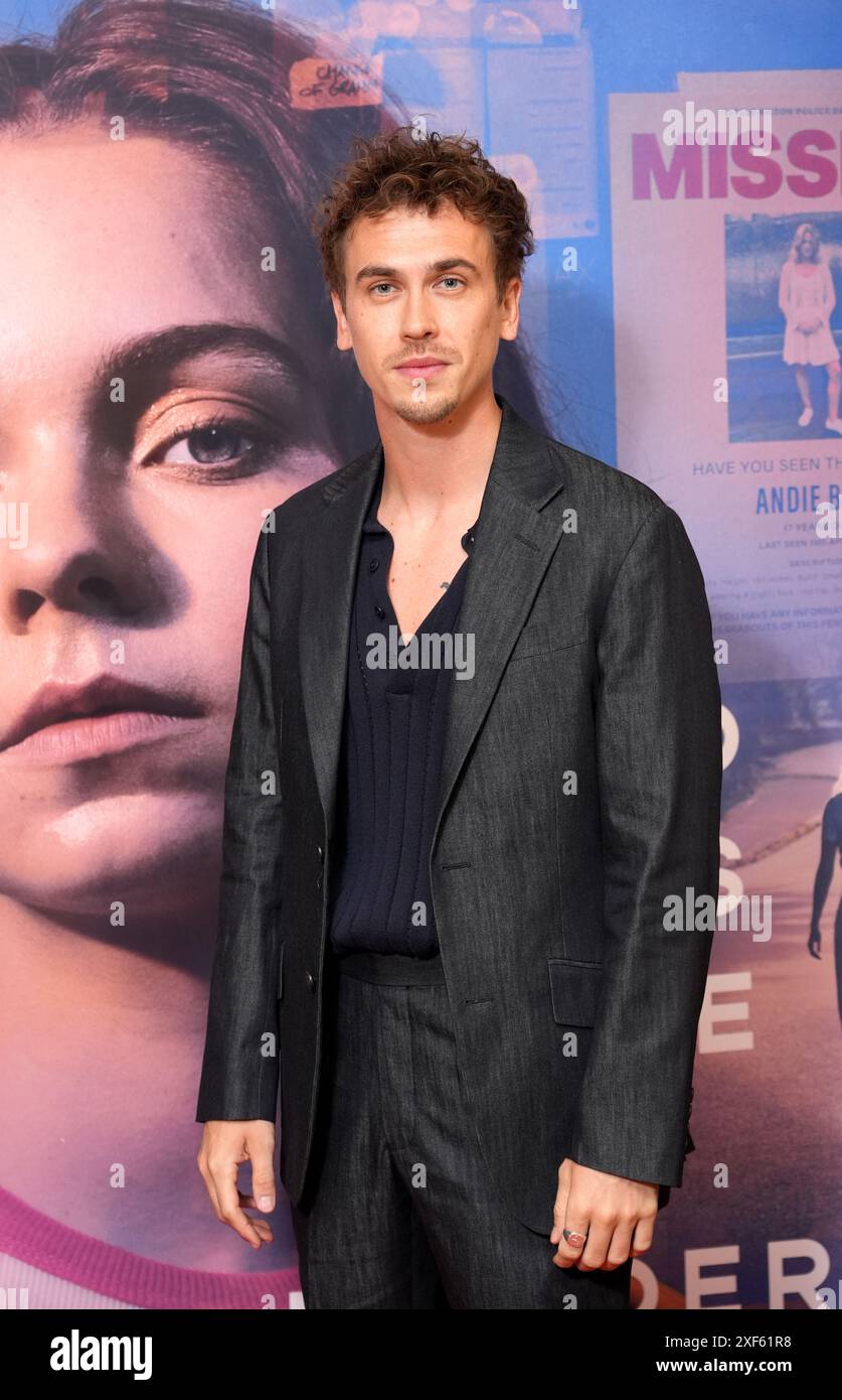 Jackson Bews arriving for a screening of A Good Girl's Guide to Murder ...