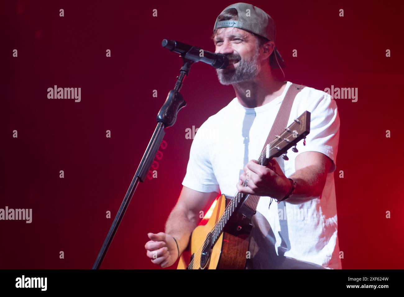 Singer/songwriter Walker Hayes performs in Hollywood, Florida on June ...