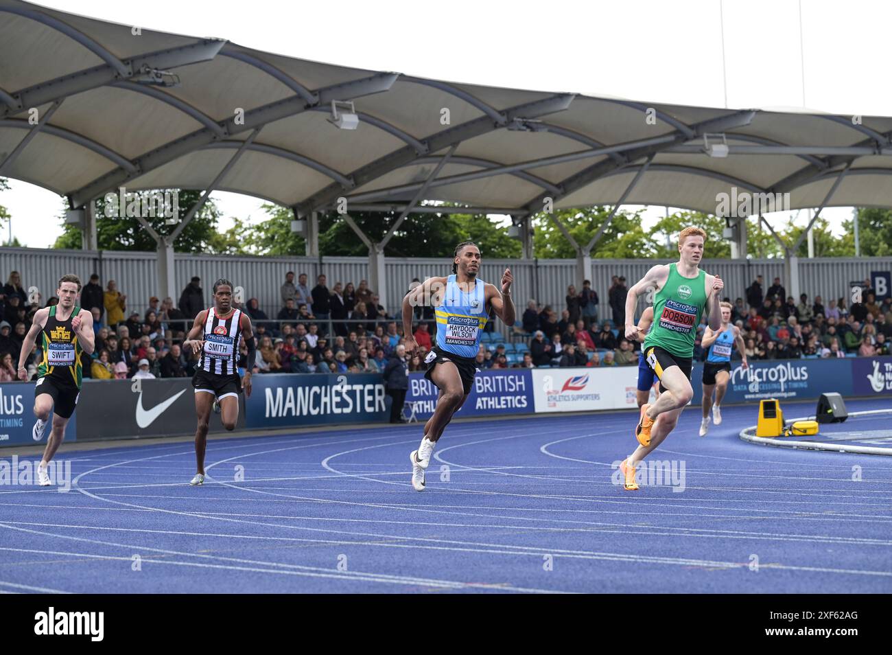 Alex Haydock-Wilson and Charlie Dobson competing in the men's 400m ...
