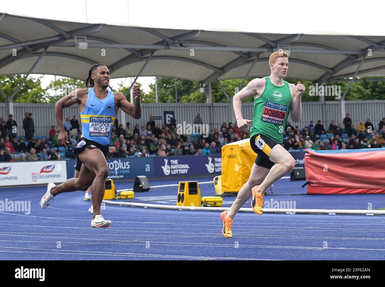 Alex Haydock-Wilson and Charlie Dobson competing in the men's 400m ...