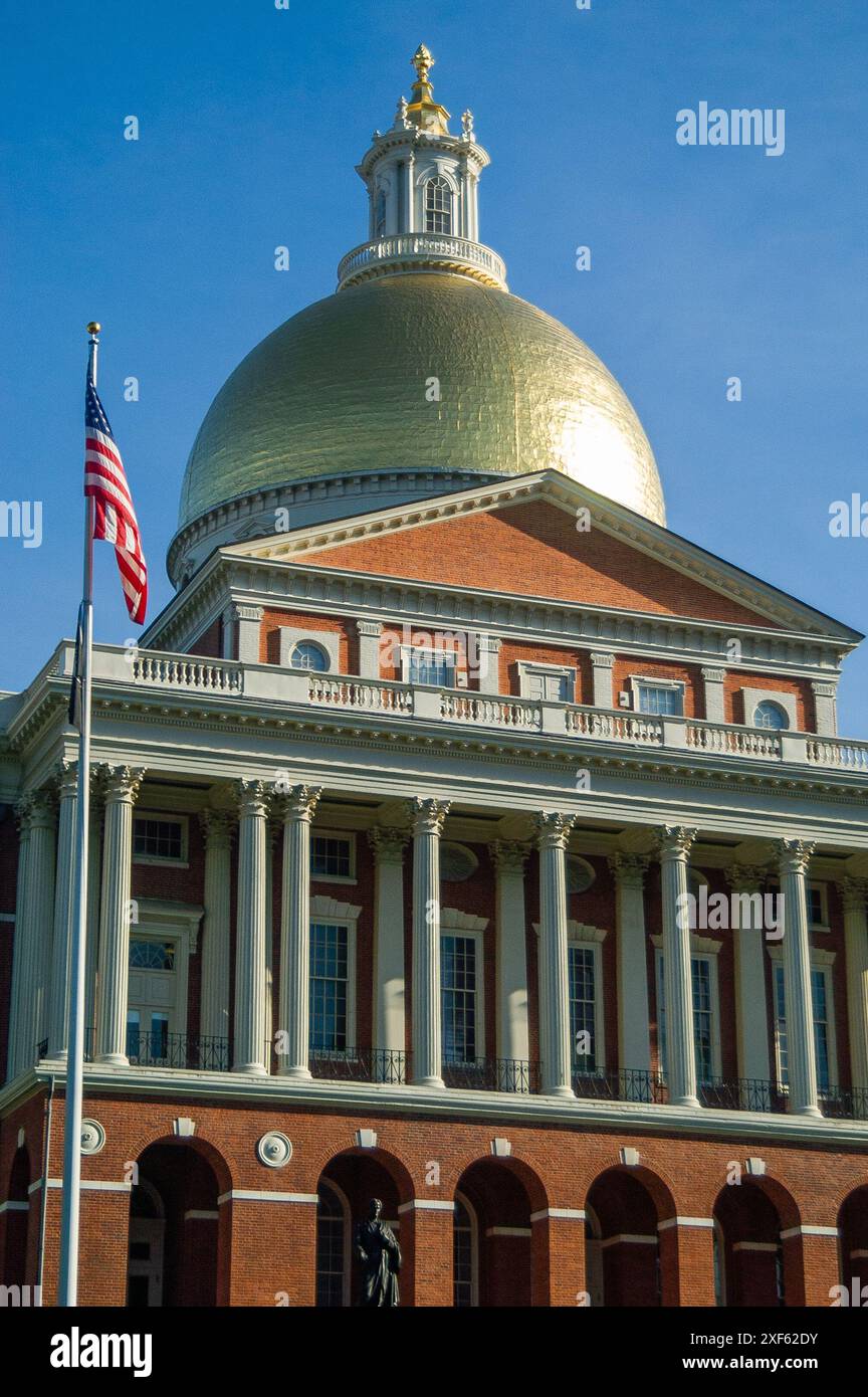 The State House, Boston, Massachusetts, United States of America Stock ...