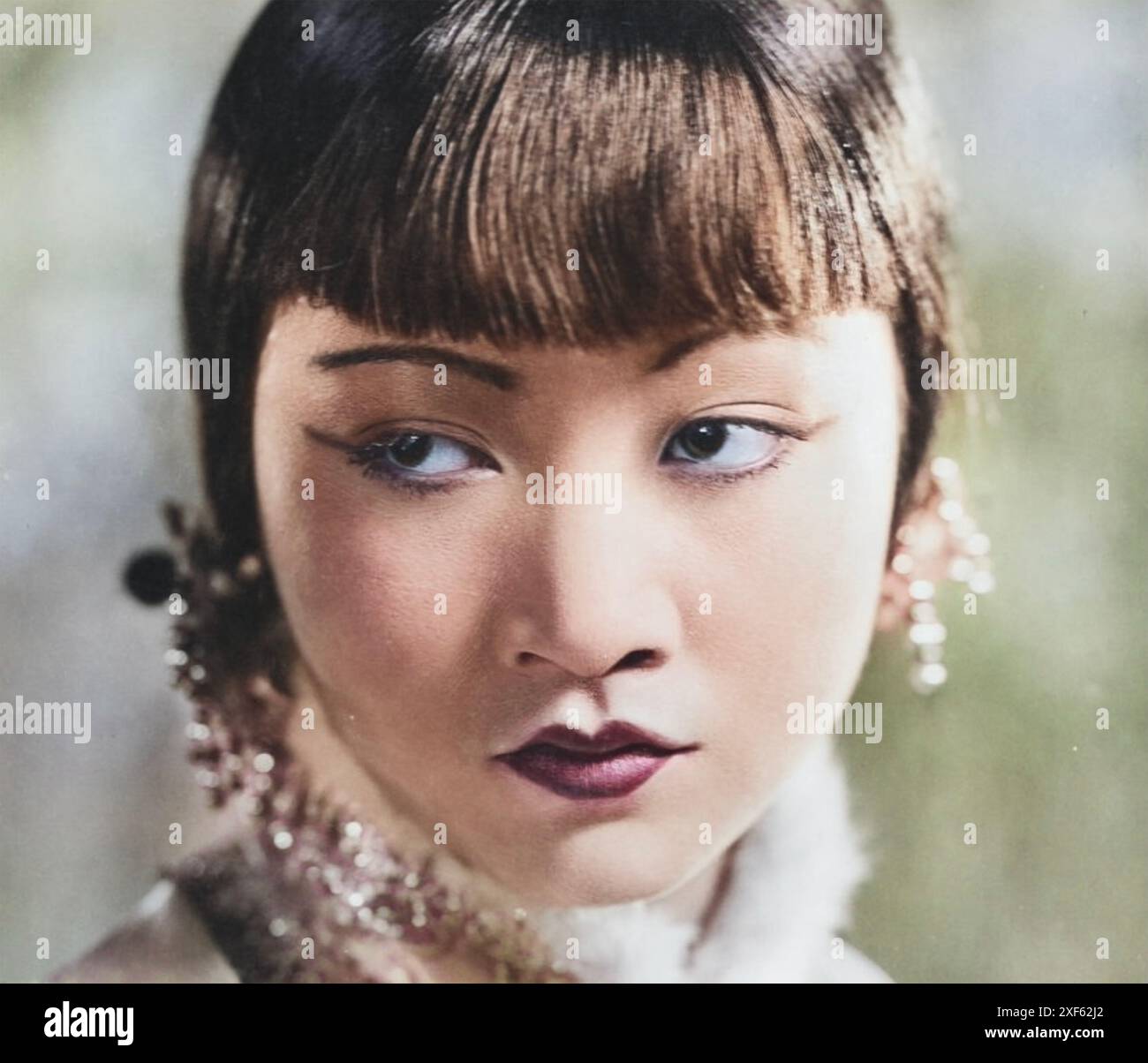 ANNA MAY WONG (1905-1961) American film actress about n1924 Stock Photo ...