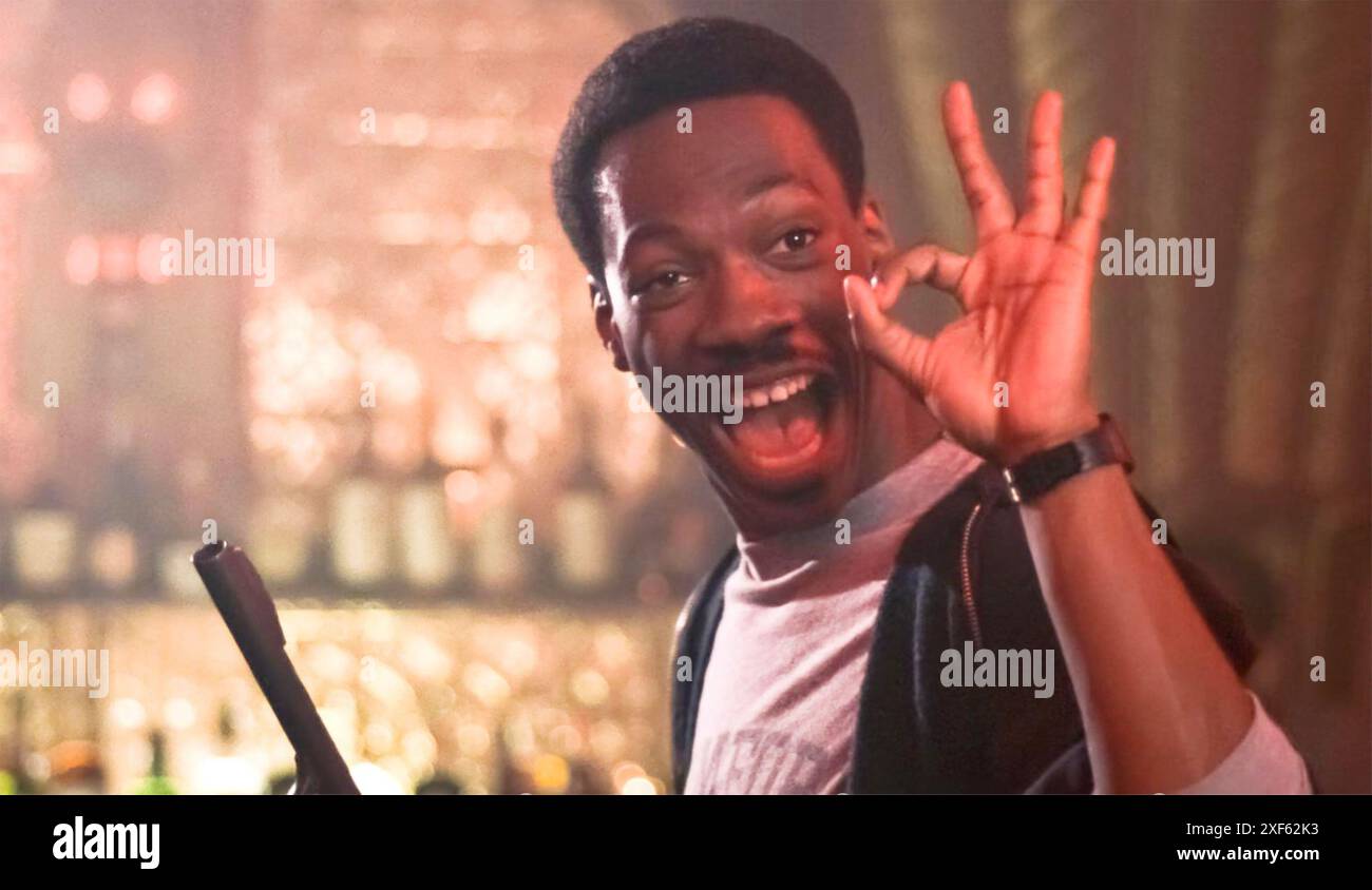 BEVERLEY HILLS COP 1984 Paramount Pictures film with Eddie Murphy Stock ...