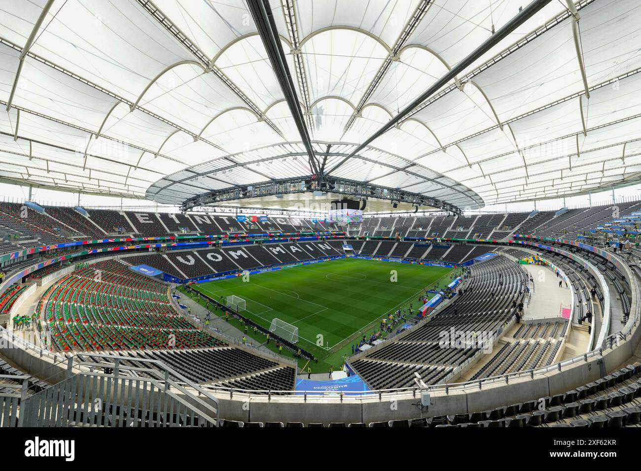 Frankfurt, Germany, July 1st 2024: General view inside the stadium ...