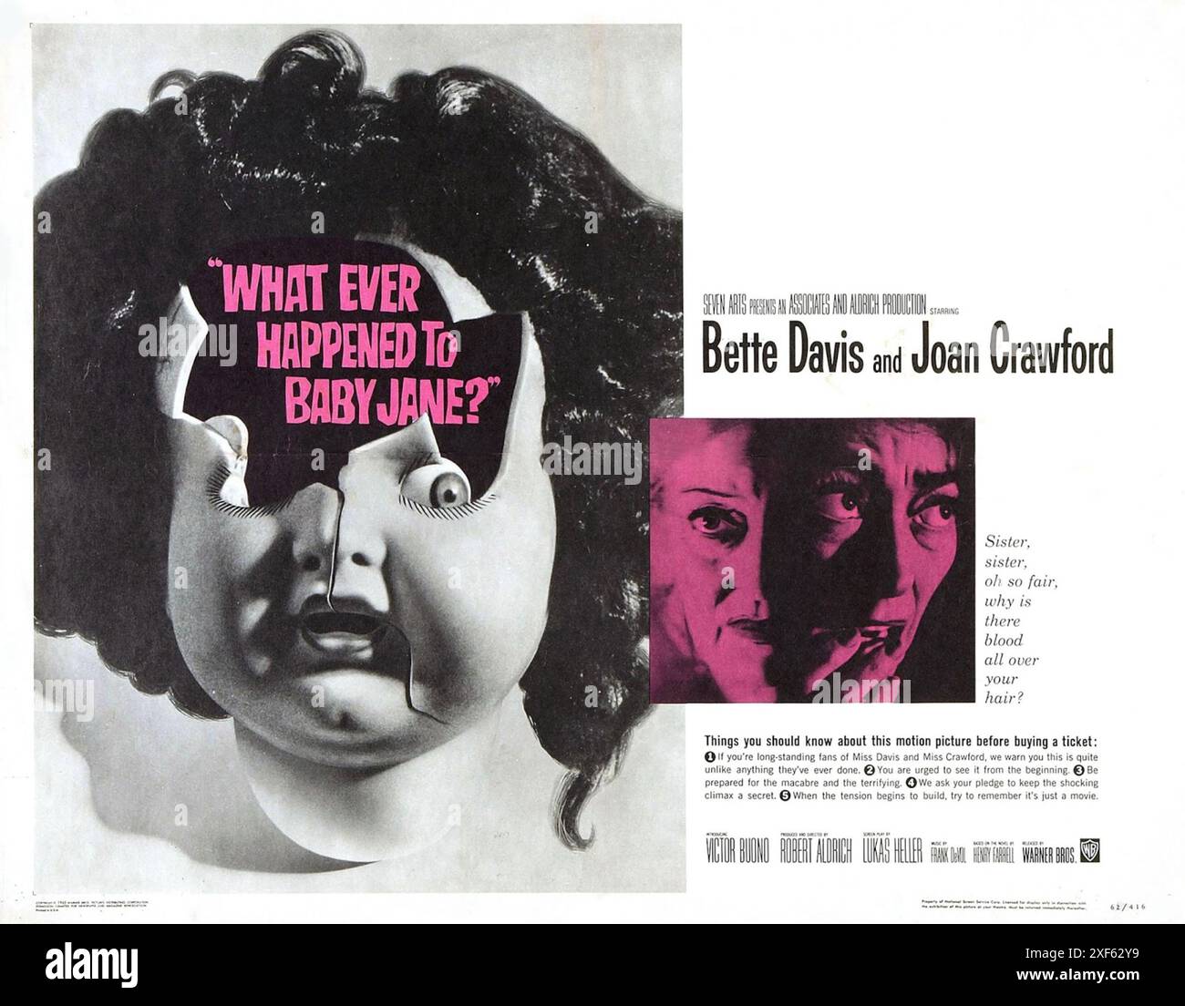 Whatever happened to baby jane poster hi-res stock photography and images - Alamy