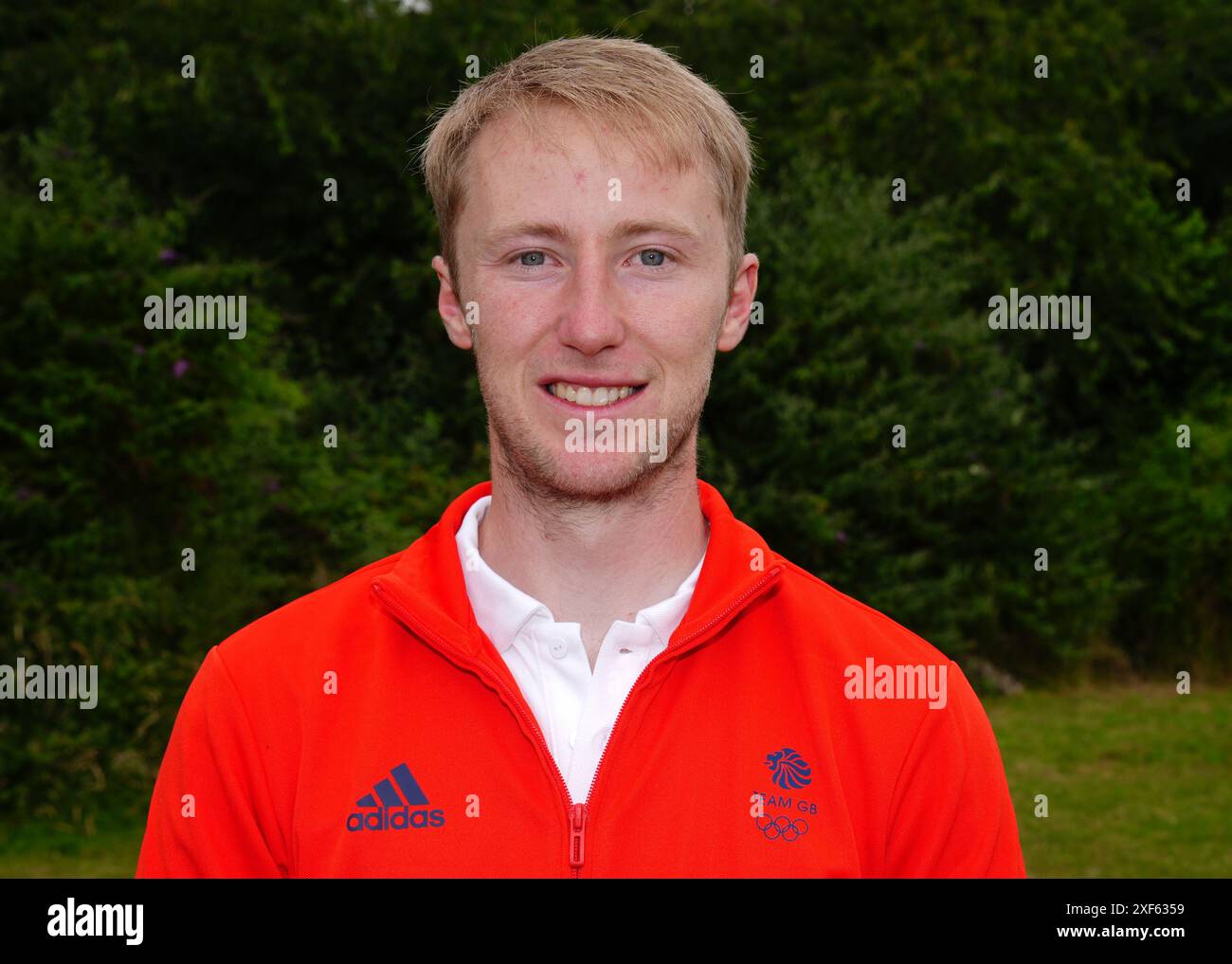 Conor Hall during the Team GB Paris 2024 Archery team announcement at ...