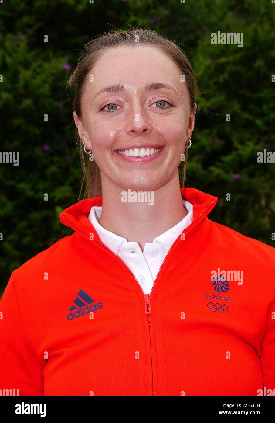 Penny Healey during the Team GB Paris 2024 Archery and Skateboarding team announcement at Ackers ...