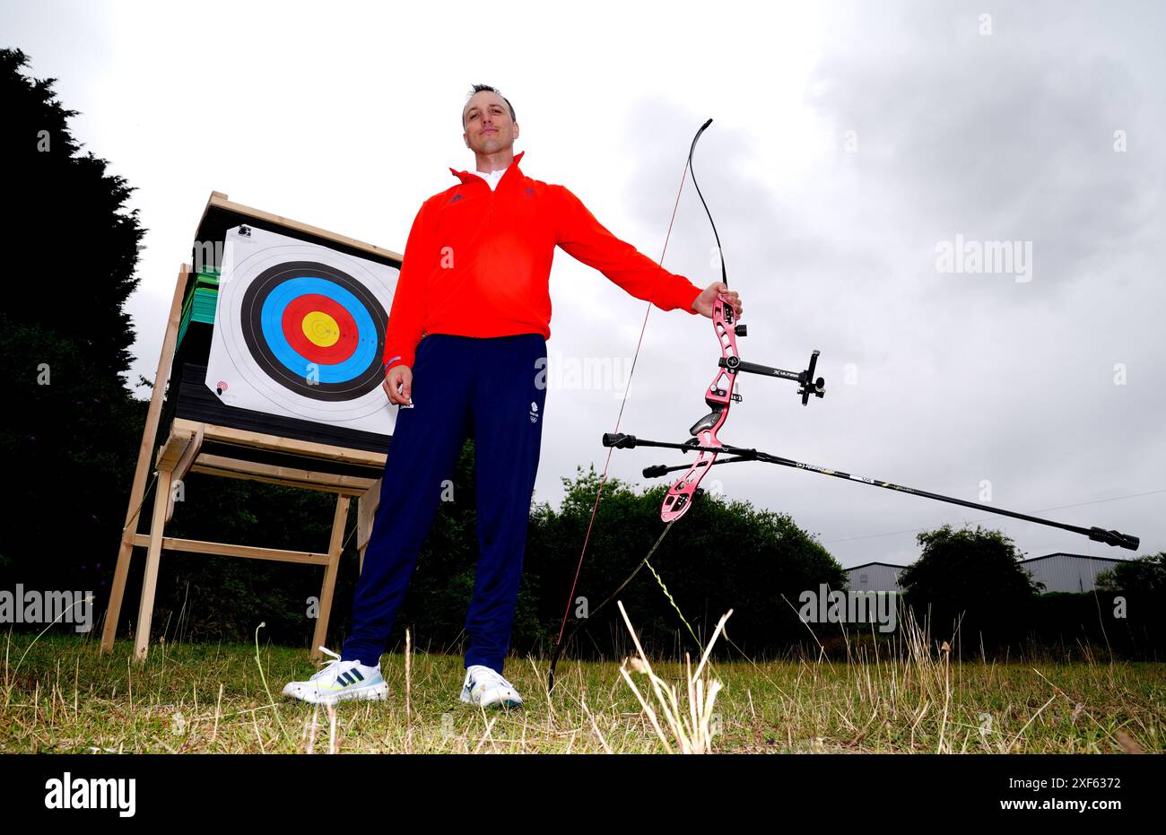 Tom Hall during the Team GB Paris 2024 Archery team announcement at ...