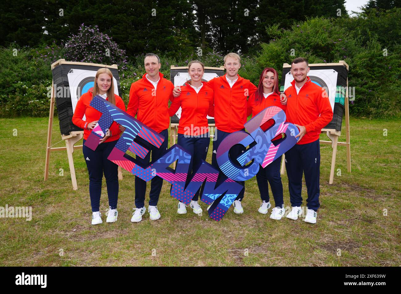 Bryony Pitman, Tom Hall, Megan Havers, Conor Hall, Penny Healey and Alex Wise during the Team GB ...