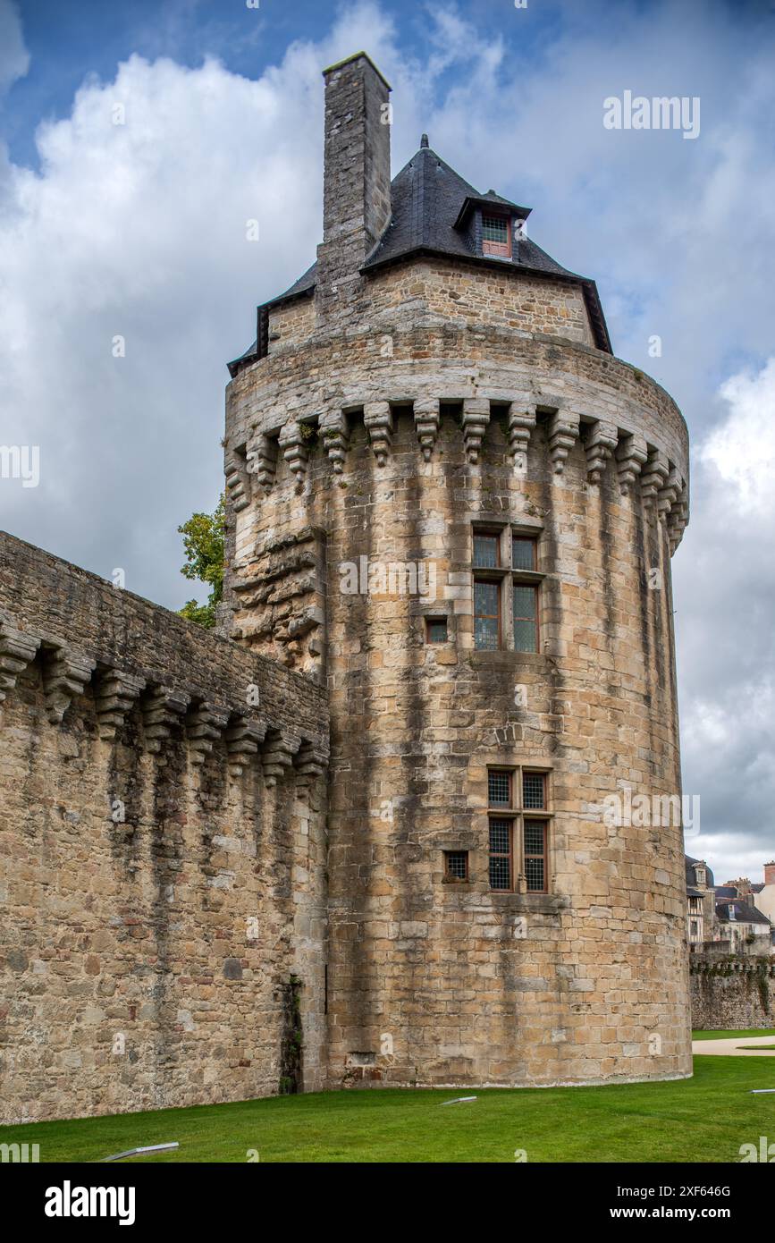 Historic Constable Tower, also known as Tour du Connetable, located in ...