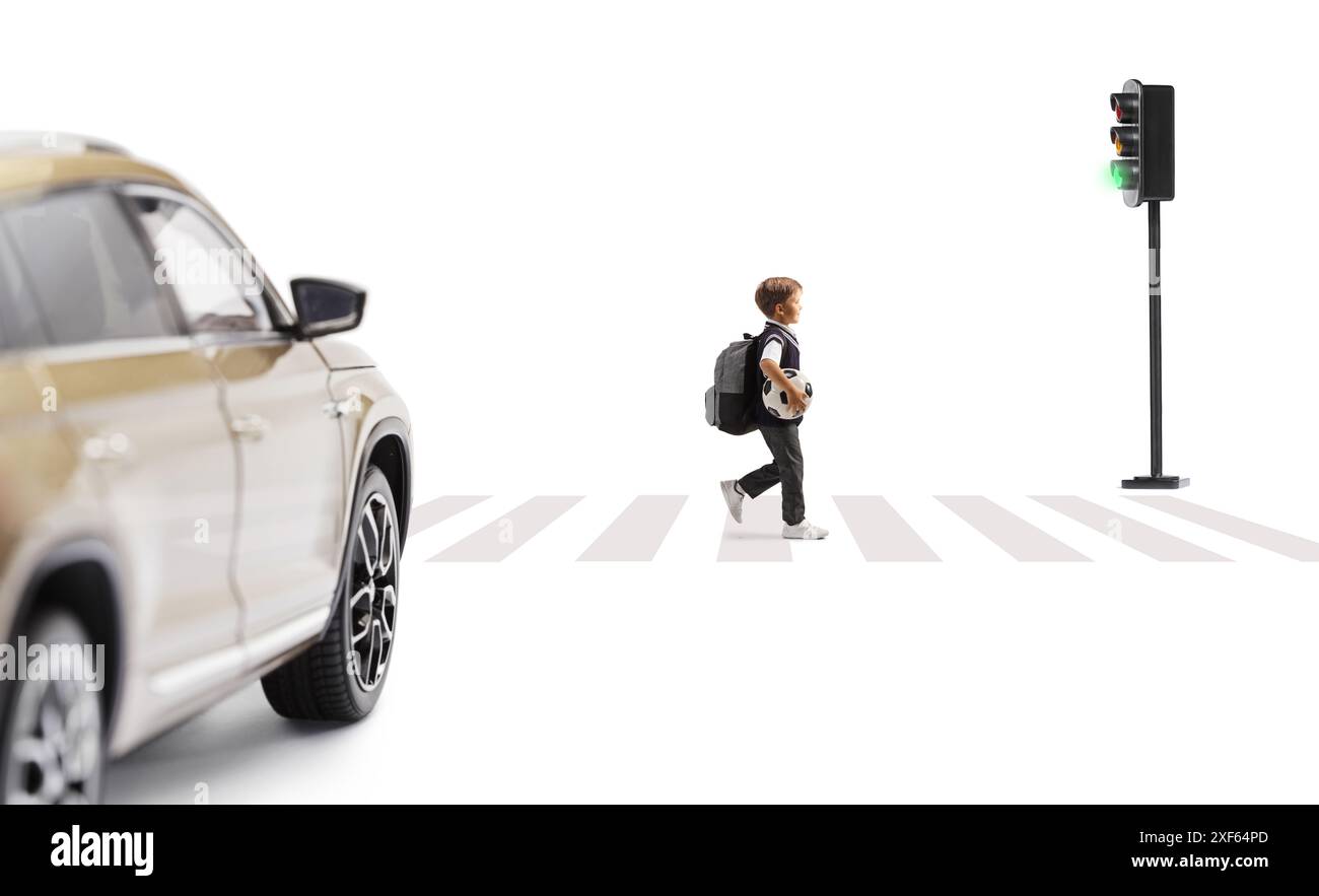 Soccer training child carrying ball hi-res stock photography and images ...