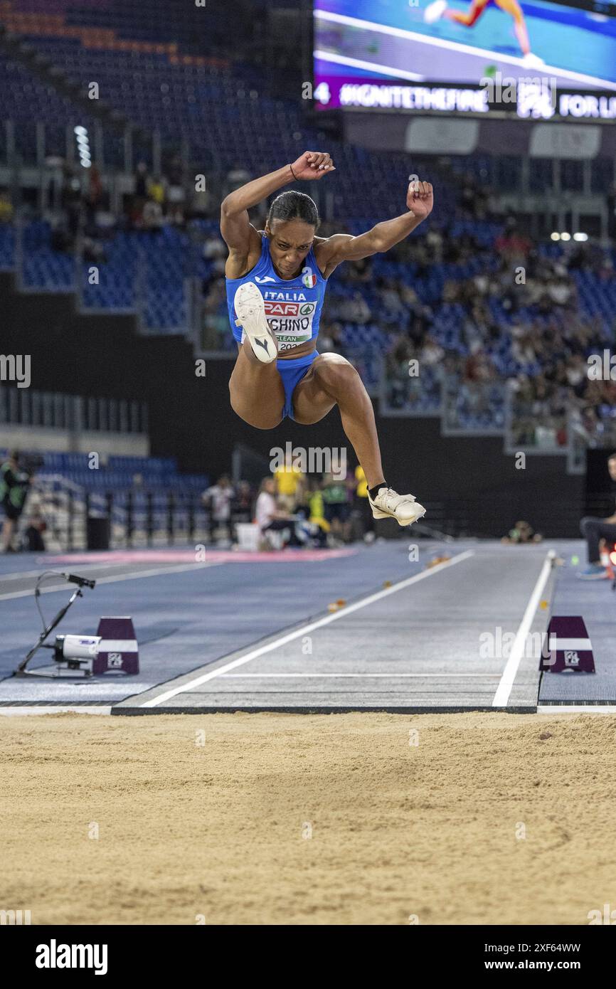 Larissa Iapichino (Italy), women's long jump silver medal at European ...
