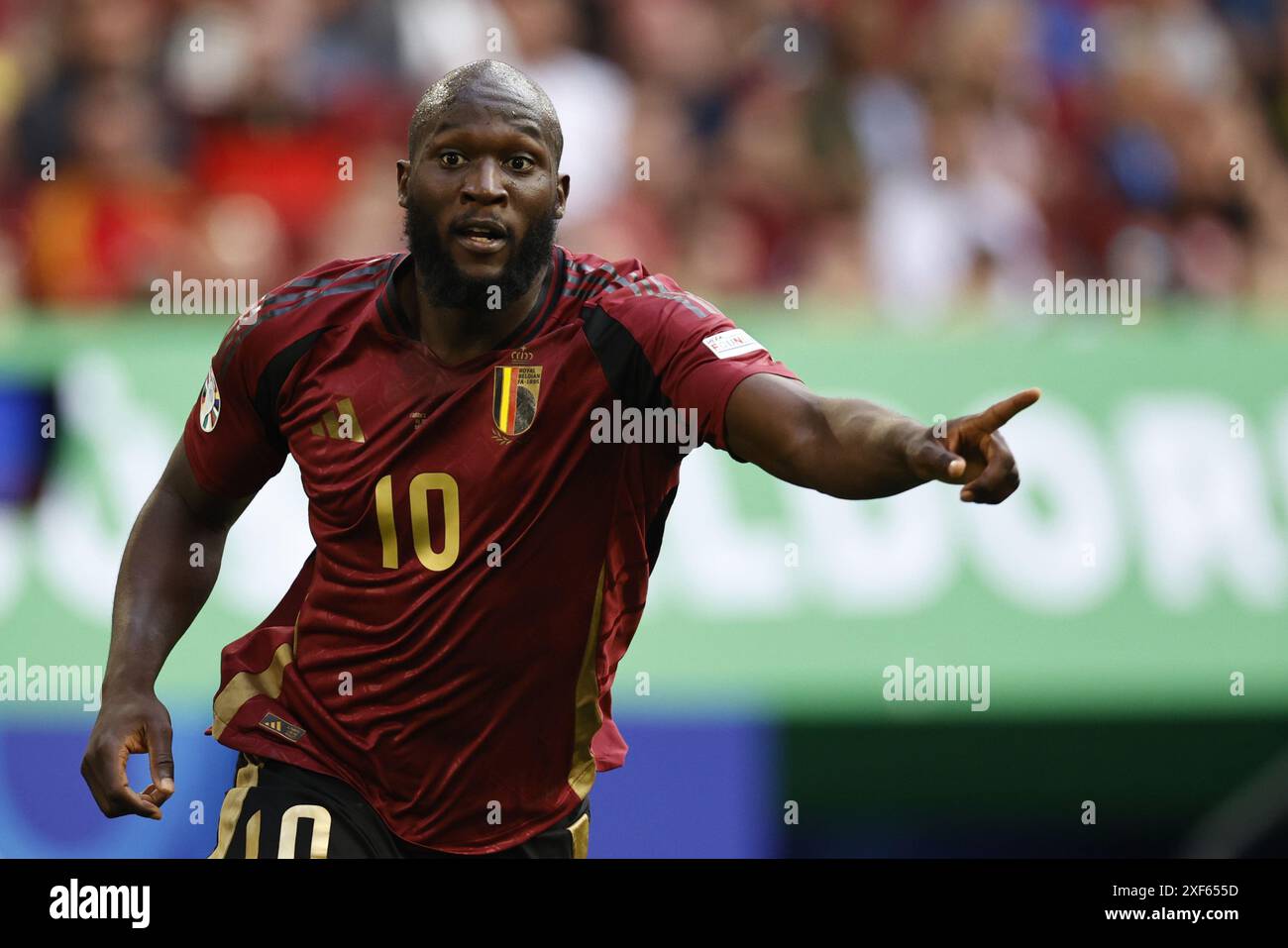 DUSSELDORF - Romelu Lukaku of Belgium during the UEFA EURO 2024 round ...