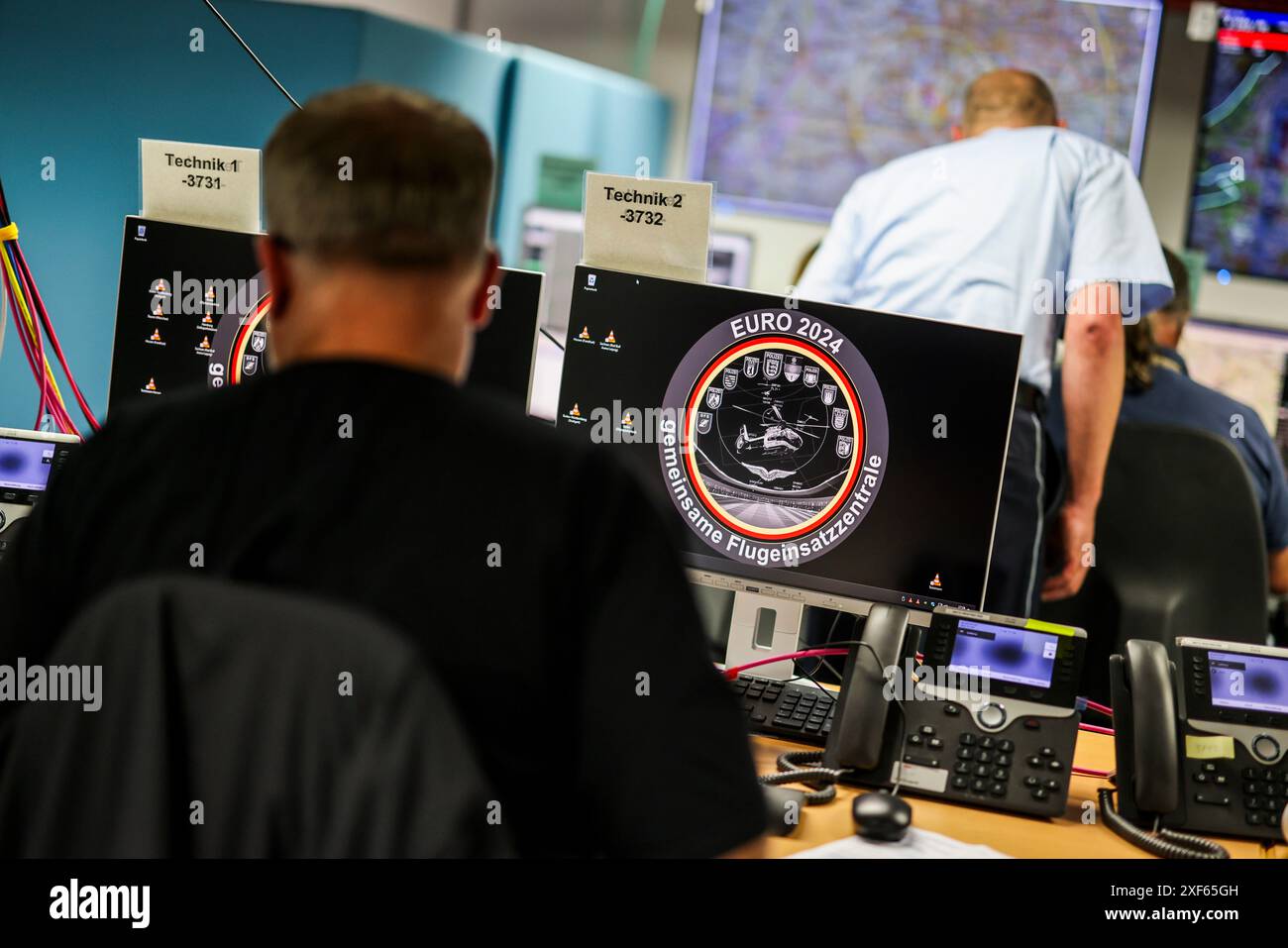 German police officers command center hi-res stock photography and ...