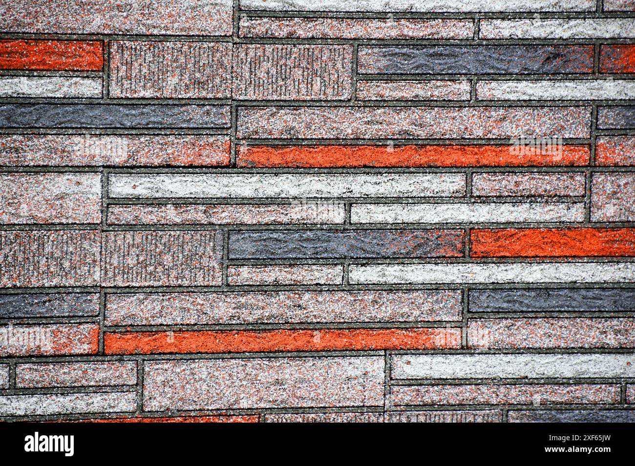 Background image is asbestos shingles with granular pebbles. Design is ...