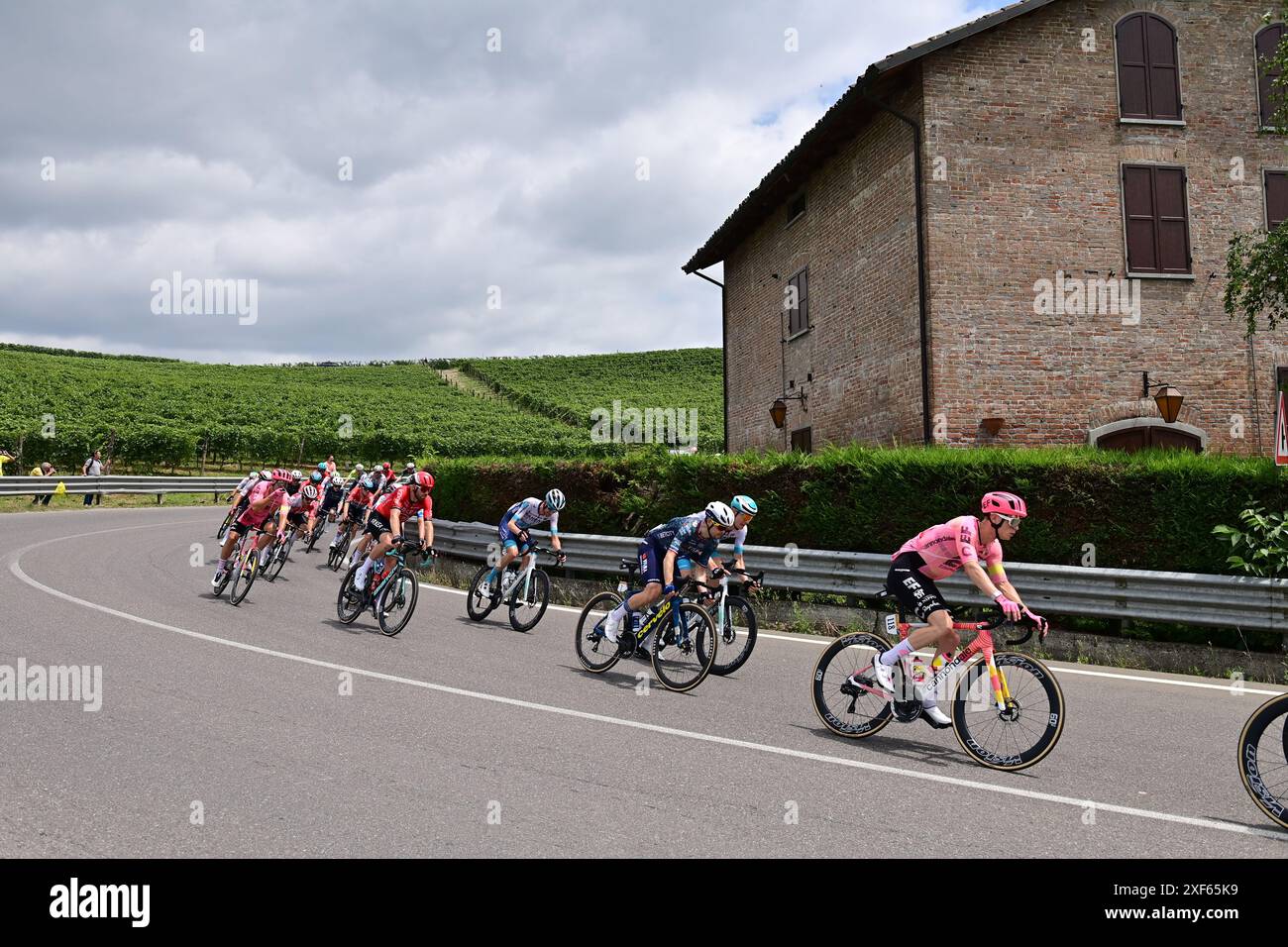 Tour de France 2024 Stage 3 Piacenza to Turin. Credit: Peter Goding/Alamy Live News Stock Photo ...