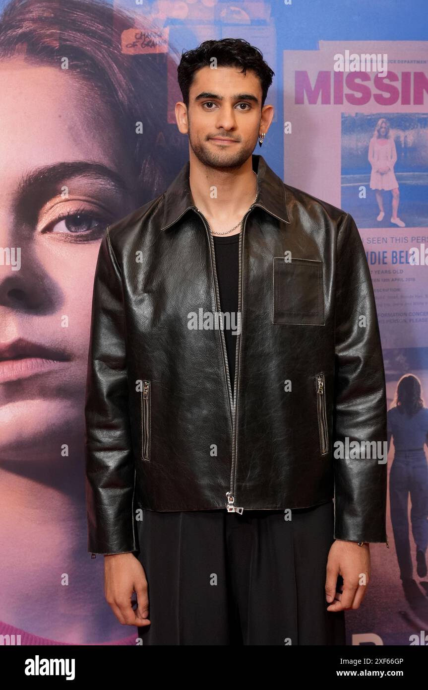 Zain Iqbal arriving for a screening of A Good Girl's Guide to Murder, at Regent Street Cinema in ...