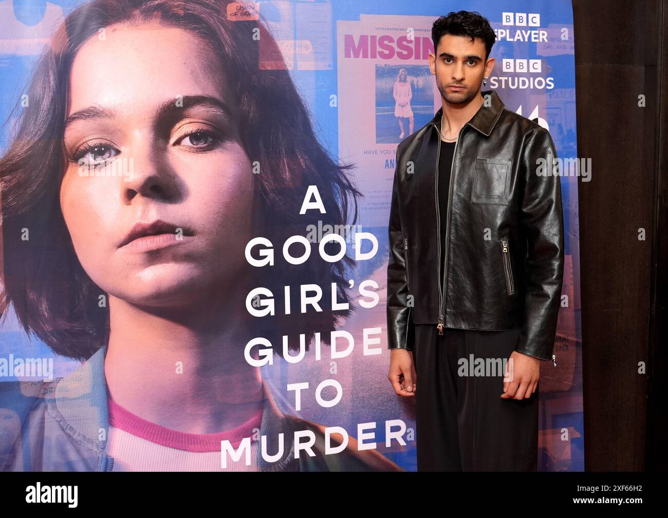 Zain Iqbal arriving for a screening of A Good Girl's Guide to Murder, at Regent Street Cinema in ...