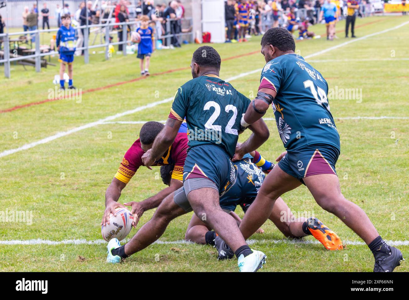 Three games of Rugby League played on Armed Forces Day in Warrington ...