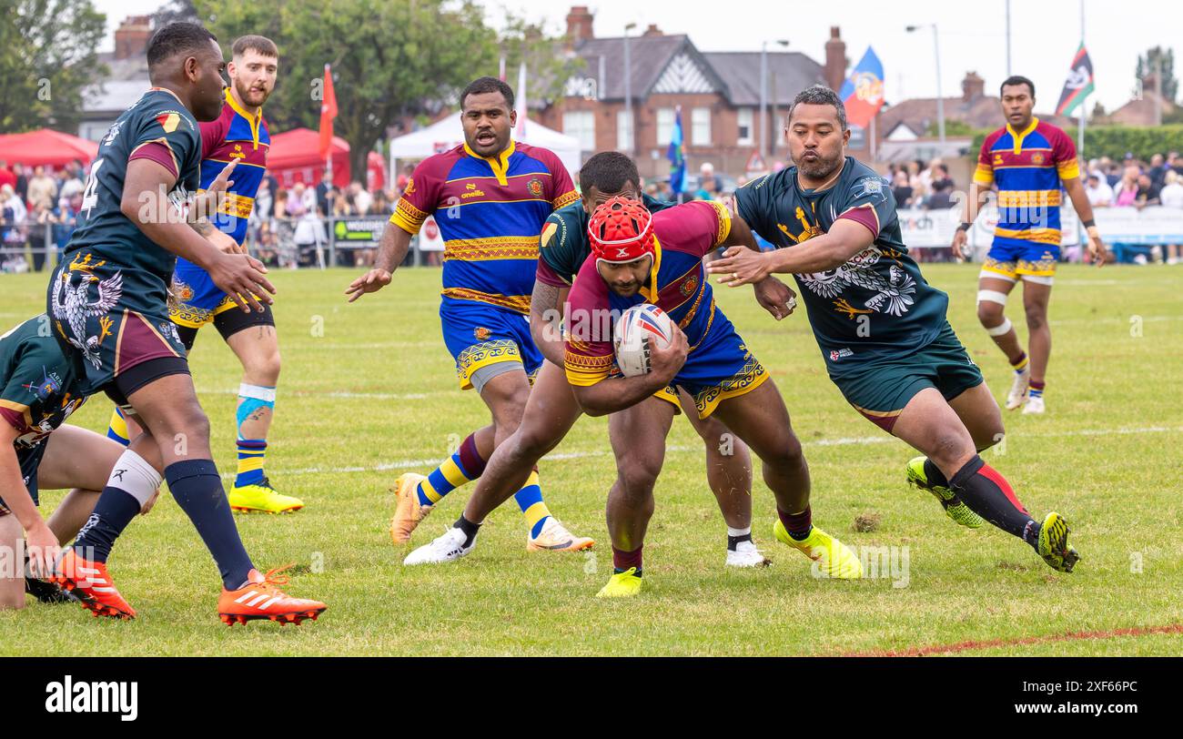 Three games of Rugby League played on Armed Forces Day in Warrington ...