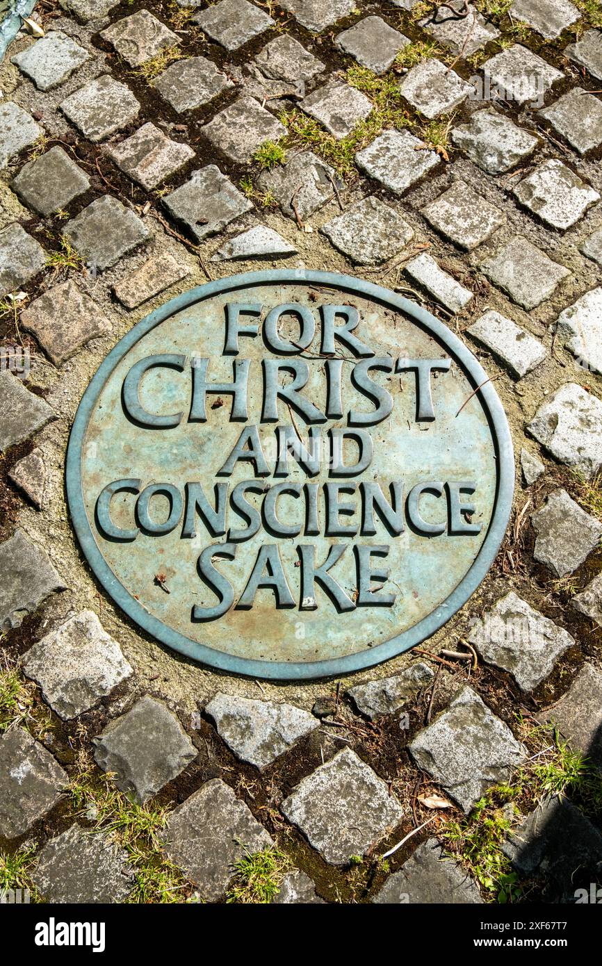 For Christ and conscience sake plaque by the The Dorset Martyrs ...