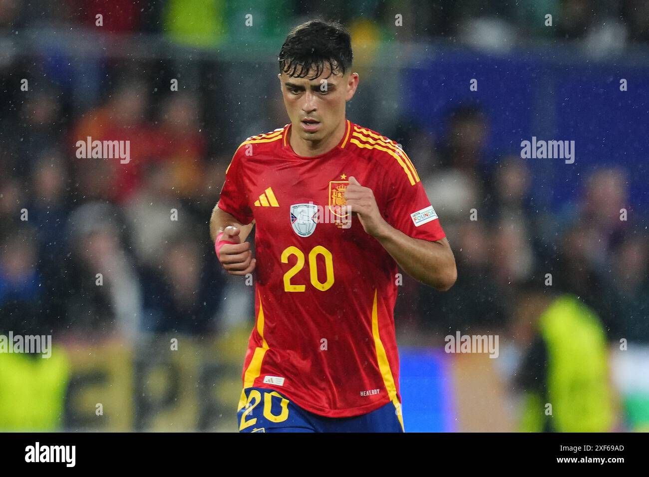 Pedri of Spain during the UEFA Euro 2024 match between Spain and ...