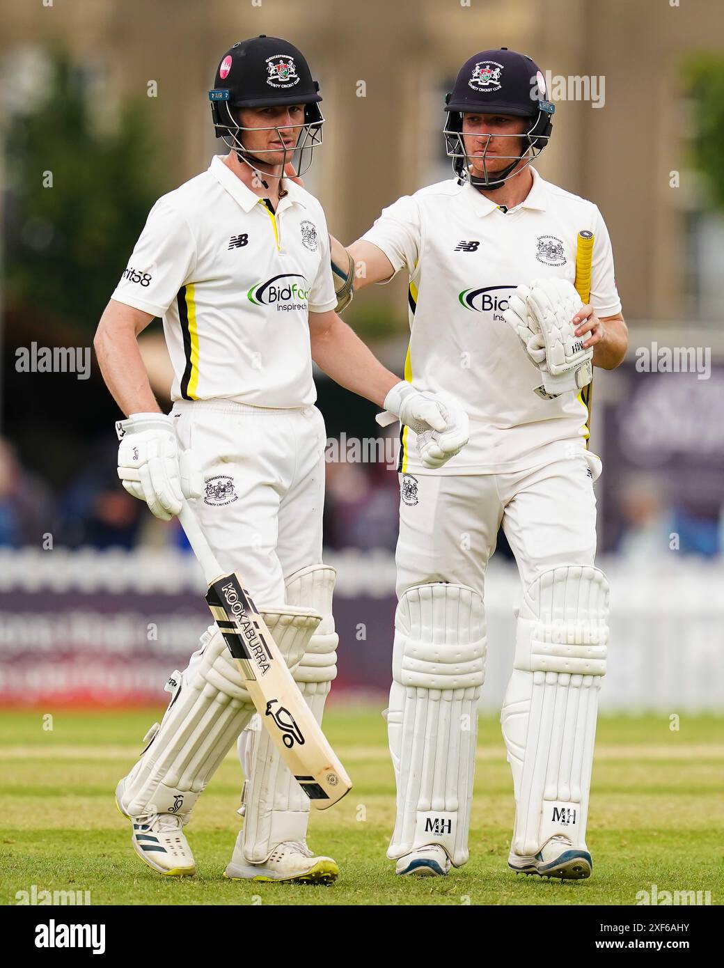 Cheltenham, UK, 1 July 2024. Gloucestershire's Cameron Bancroft and ...