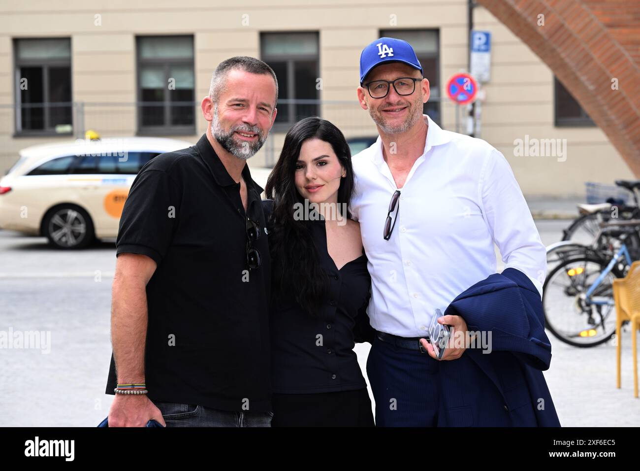Munich, Germany. 01st July, 2024. Producer Dan Maag, (l-r) actress Ruby ...
