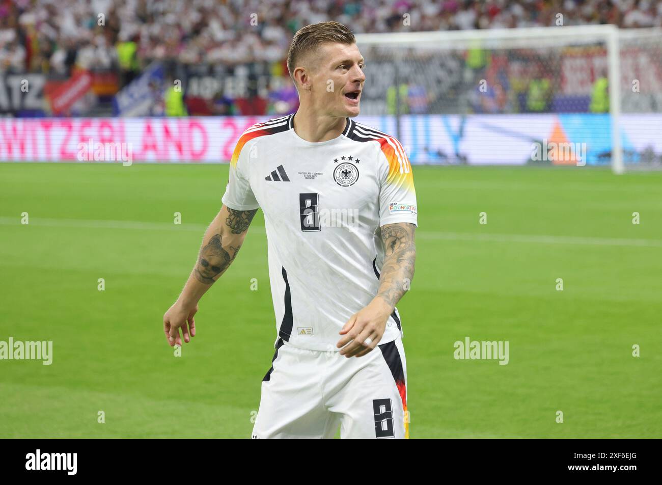 Frankfurt, Deutschland. 23rd June, 2024. firo : 23.06.2024, Football, Soccer: UEFA EURO 2024, EM ...