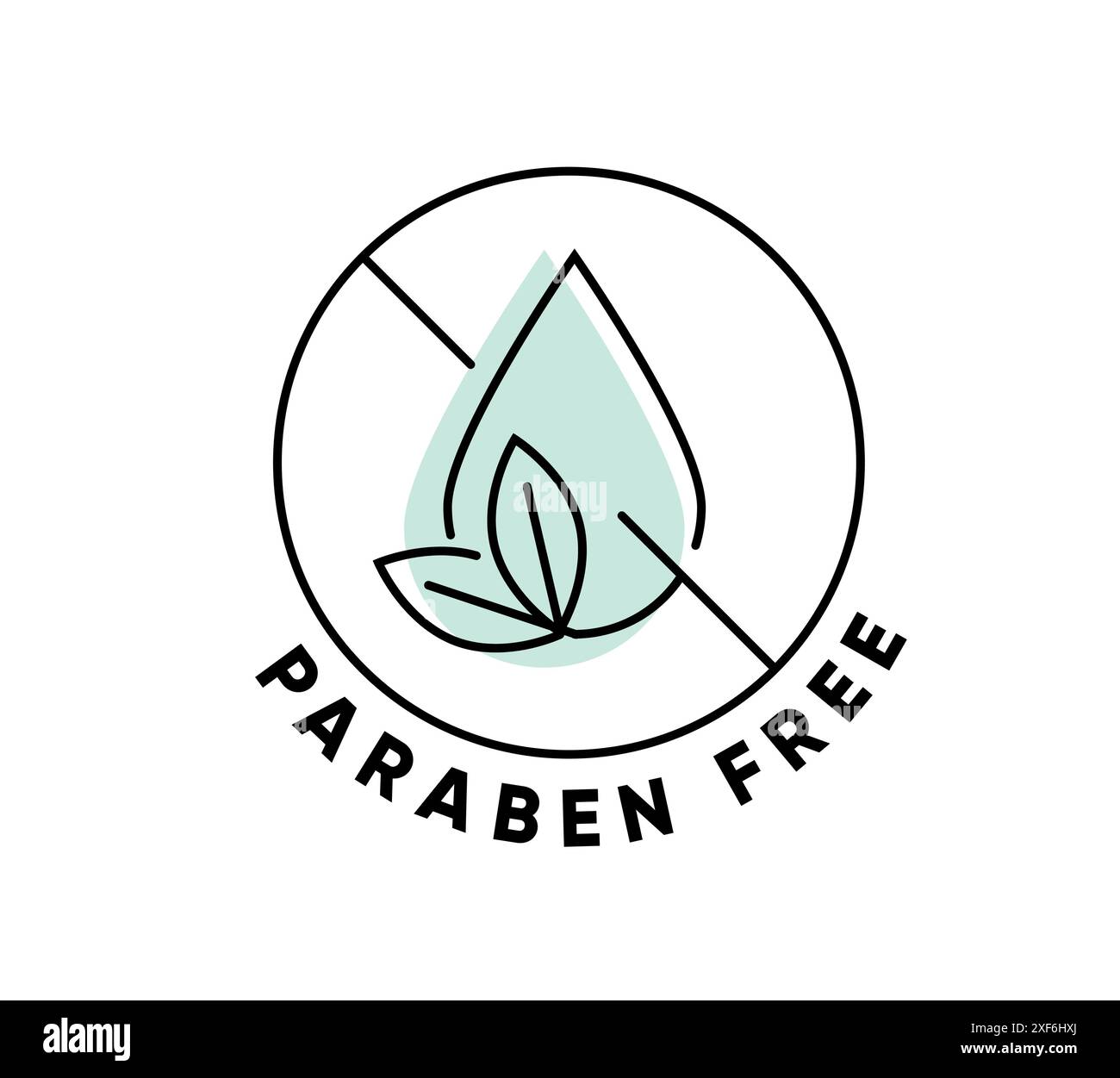 Paraben free logo hi-res stock photography and images - Alamy