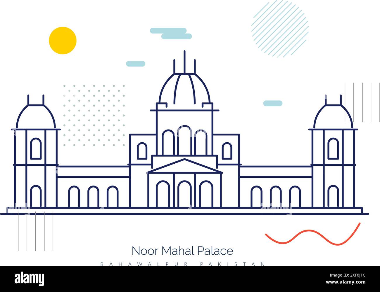 Noor mahal palace hi-res stock photography and images - Alamy