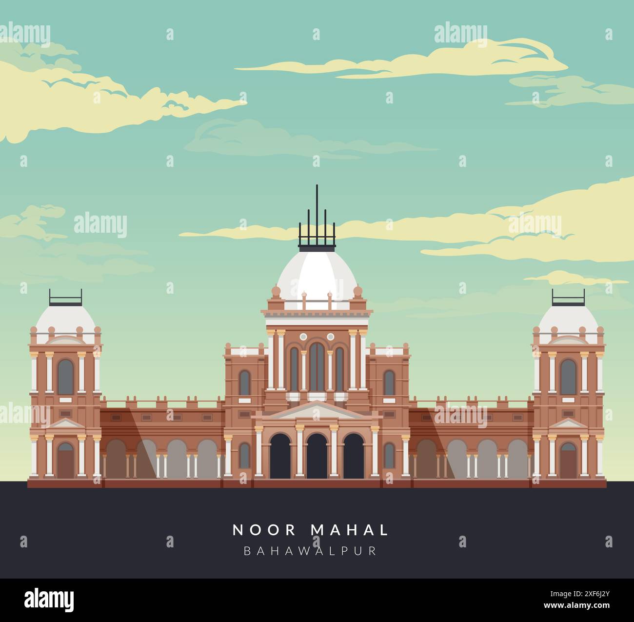 Noor mahal Stock Vector Images - Alamy