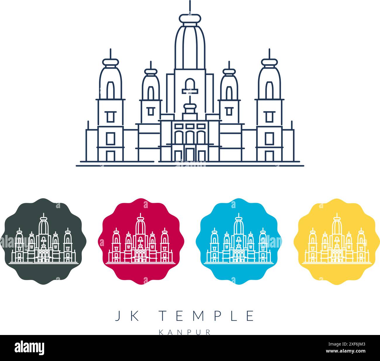 Jk temple Cut Out Stock Images & Pictures - Alamy