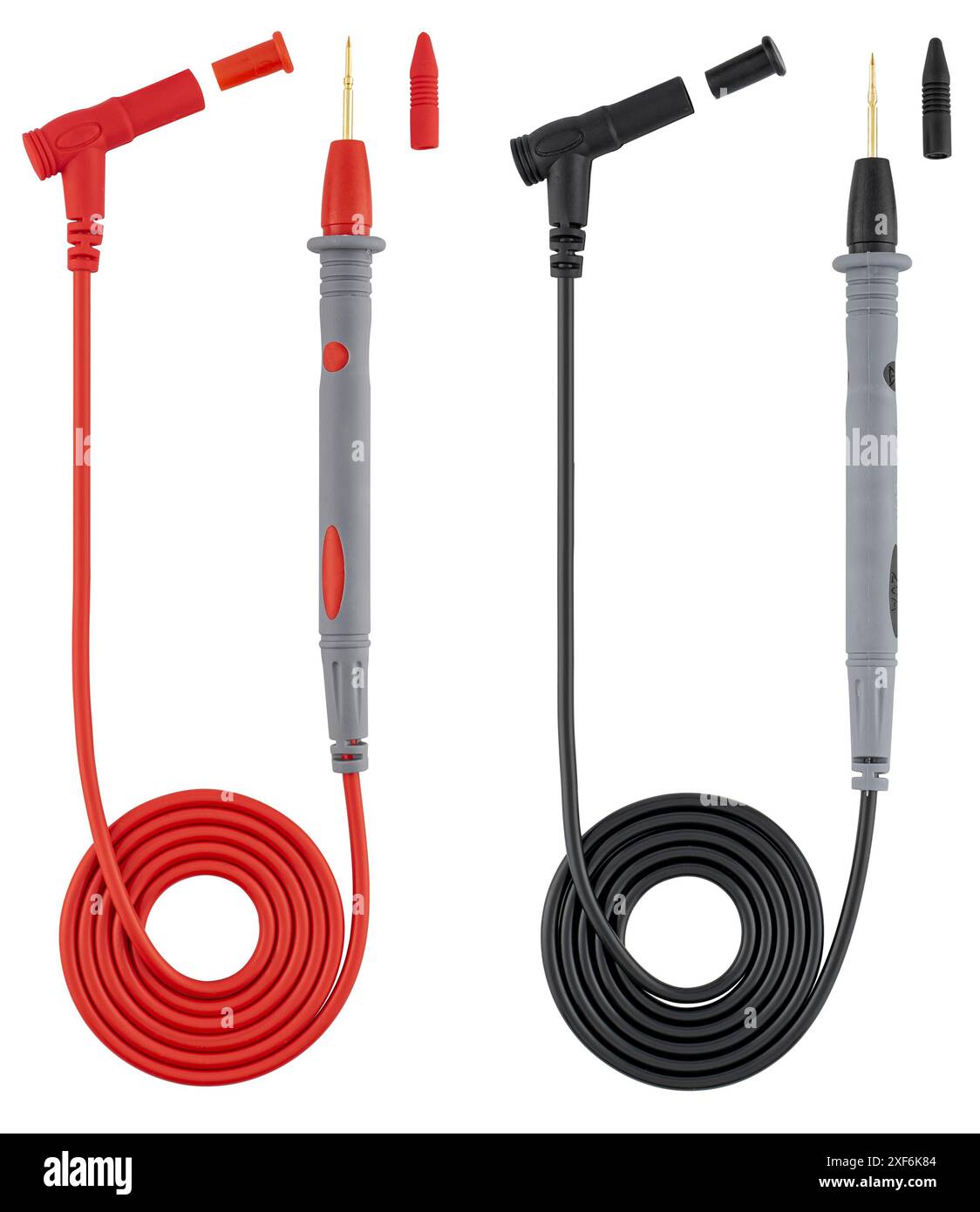Multimeter probes universal, on white background, insulated Stock Photo ...