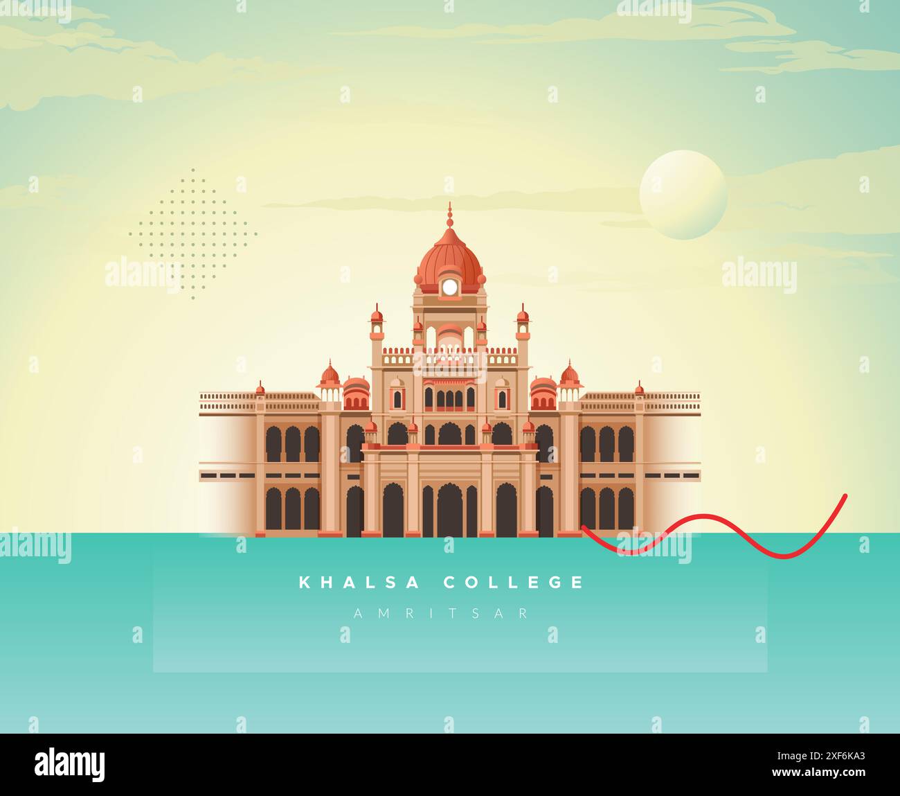 Khalsa college vector vectors hi-res stock photography and images - Alamy